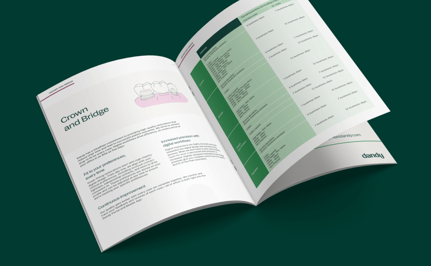 Crown and Bridge Product Guide - Dandy